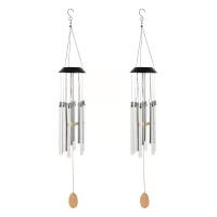 China LED Solar Light Tubulose Wind Chime Changing Color Waterproof for Home Party Outdoor Night Garden Bar Decoration for sale