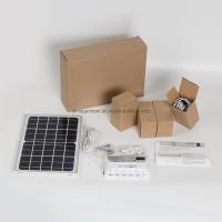 China Portable Solar Energy Home Power Solar System for Home Lighting and Phone Charging 12W Solar Panel 4 LED Bulbs 2021 for sale