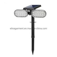 China New Design Solar Outdoor LED Lighting Spotlight Solar Powered Garden Light with Motion Sensor 2021 for sale