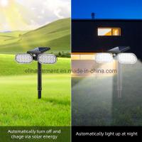 China New Design Solar Outdoor LED Lighting Spotlight Solar Powered Garden Light with Motion Sensor 2021 for sale