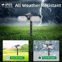 China New Design Solar Outdoor LED Lighting Spotlight Solar Powered Garden Light with Motion Sensor 2021 for sale