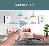 China Lampu Energy LED Circlar Lamp Remote Solar Powered Pendant Ceiling Light Square Sola Lighting Outdoor for sale