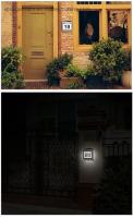 China Light Solar Powered Waterproof Modern Outdoor Door Home Address Solar House Numbers for Outside for sale