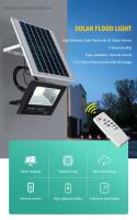 China IP65 Waterproof 60W 100W Solar Powered Outdoor LED Reflector Solar Flood Garden Light for sale