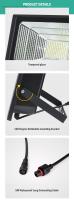 China IP65 Waterproof 60W 100W Solar Powered Outdoor LED Reflector Solar Flood Garden Light for sale