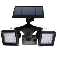 China New Arrival 24 LED Solar Spotlight Double Heads Lawn Light Outdoor Garden Solar LED Spike Spot Lights 2021 for sale