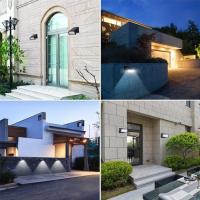 China China Wholesale Super Brightness Outdoor Fixtures Mount Solar Wall Light for Garden for sale