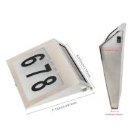 China Quality Solar Number Light Address Sign Doorplate Lighting Outdoor Wall for sale