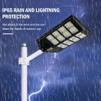 China 2022 New Design Road Street Light SMD IP65 Waterproof 100W 300W 500W All in One LED Solar Street Light Motion Sensor for sale
