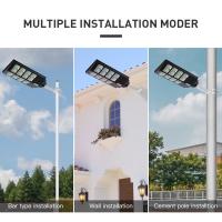China 2022 New Design Road Street Light SMD IP65 Waterproof 100W 300W 500W All in One LED Solar Street Light Motion Sensor for sale