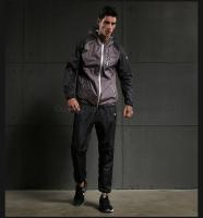 China OEM Polyesyer Men Trackpants Tech Hoodies Sportswear Windbreaker Jogging Suits for sale