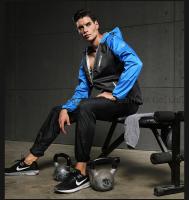 China OEM Polyesyer Men Trackpants Tech Hoodies Sportswear Windbreaker Jogging Suits for sale
