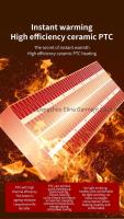 China Ceramic Heater Electric Heater Home Mini Desktop Warmer Winter for Office Mini Air Blower Adjustable 3gears New for sale