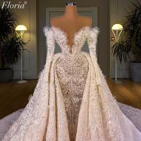 China OEM High Quality Wedding Dress Bridal Dress Customized Party Gown Elegant Lace Dress for sale