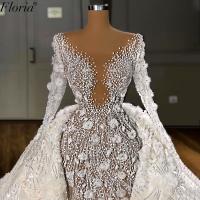 China OEM High Quality Wedding Dress Bridal Dress Customized Party Gown Detachable Dress for sale