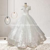 China Western Hot Selling Gradients Sparkles Bridal Dress 2021 Evening Party Frock Bride Gowns Plus Size Vestido De Noiva for sale
