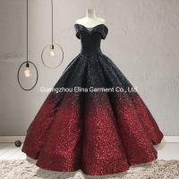 China Western Hot Selling Gradients Sparkles Bridal Dress 2021 Evening Party Frock Bride Gowns Plus Size Vestido De Noiva for sale