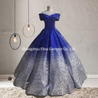 China Western Hot Selling Gradients Sparkles Bridal Dress 2021 Evening Party Frock Bride Gowns Plus Size Vestido De Noiva for sale