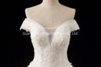China 2021 Hot Selling Bridal Dress Lace Wedding Dress Bride Gowns Trailing Vestido De Noiva for sale