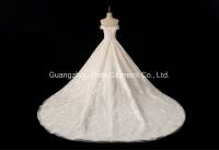 China New Arrival Lace Beading Bridal Dress 2021 Wedding Dress Bride Gowns Plus Size Trailing or Column Vestido De Noiva for sale