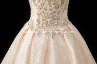 China Hot Selling Bridal Dress 2021 Lace Sequined Wedding Dress Bride Gowns Plus Size Trailing or Column Vestido De Noiva for sale