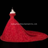 China Hot Selling Bridal Dress Lace Wedding Dress Bride Gowns Trailing Vestido De Noiva 3 Colors for sale