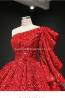 China 2021 Western Hot Selling Sparkles Bridal Dress Evening Party Frock Bridesmaid Gowns Plus Size Vestido De Noiva for sale