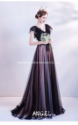China 2021 Western Hot Selling Sequined Sex Ball Dress Evening Party Frock Bridesmaid Gowns Plus Size Black for sale