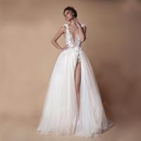 China 2021 Western Hot Selling Sex Bridal Dress Evening Party Frock Boho Embroidery Dress Vestido De Noiva for sale
