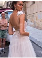 China 2021 Western Hot Selling Sex Bridal Dress Evening Party Frock Boho Embroidery Dress Vestido De Noiva for sale