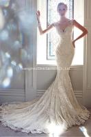 China 2021 Western Hot Selling Embroidery Lace Bridal Dress Evening Party Mermaid Frock Bridesmaid Gowns Plus Size Vestido De Noiva for sale