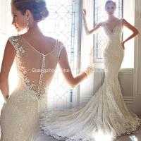 China 2021 Western Hot Selling Embroidery Lace Bridal Dress Evening Party Mermaid Frock Bridesmaid Gowns Plus Size Vestido De Noiva for sale