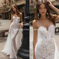 China 2021 Western Hot Selling Embroidery Lace Bridal Dress Mermaid Bridesmaid Gowns Plus Size Vestido De Noiva for sale