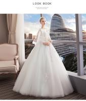 China Western Strapless Hot Selling Bridal Dress Lace Wedding Dress Bride Gowns Trailing Vestido De Noiva New for sale