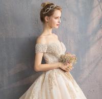 China 2021 New Western Strapless Bridal Dress Lace Wedding Dress Bride Gowns Trailing Vestido De Noiva for sale