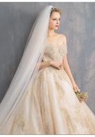 China 2021 New Western Strapless Bridal Dress Lace Wedding Dress Bride Gowns Trailing Vestido De Noiva for sale
