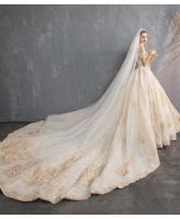 China 2021 New Western Strapless Bridal Dress Lace Wedding Dress Bride Gowns Trailing Vestido De Noiva for sale