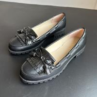 China Flat Shoes Women Tassel Loafers Shoes Casual Shoes Footwear Leather Shoes Soft for sale