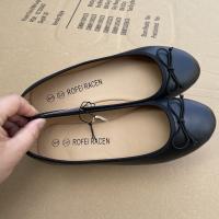 China Flat Shoes Women Shoes Good Quality Casual Shoes Footwear Leather Shoes Soft Black Shoes for sale