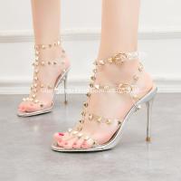 China 2021 European New Fashion Style Stiletto Heels Sexy Unique Rivet Women High Heel Shoes Pumps Bride Shoes for sale