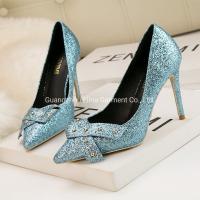 China 2021 New European Fashion Style Stiletto Heels Sexy Unique Pointed Rivet Women High Heel Shoes Pumps Bride Shoes Party Shoes for sale