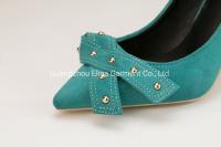 China 2021 New European Fashion Style Stiletto Heels Sexy Unique Pointed Rivet Women High Heel Shoes Pumps Bride Shoes Party Shoes for sale