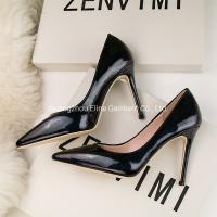 China 2021 European New Fashion Style Stiletto Heels Sexy Unique Pointed Women High Heel Shoes Pumps Bride High Heels for sale