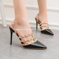 China 2021 Hot Selling Fashion Style Stiletto Heels Sexy Unique Women Pointed Toe High Heels Bride High Heels Painted Heels for sale