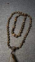 China Soft Silk Aloeswood Bracelet Authentic Qinan Bracelet Old Material 108 Nian Zhu Buddha Beads Agarwood for sale