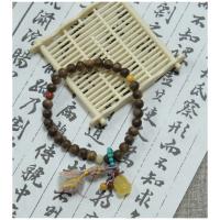 China Turquoise Agate Agarwood Original Round Bead Bracelet for sale