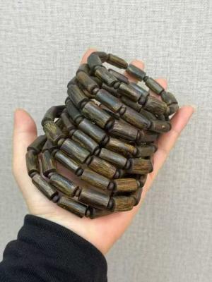 China Moderate Sillage Agarwood Beads Round Shape Natural Fragrant Aromatic Elements Suitable for Jewelry Accessories for sale