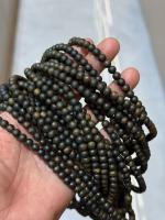 China Dark Brown With Natural Wood Grain Natural Agarwood Rosary Durable Resistant To Wear Ideal For Meditation Prayer And Spiritual for sale