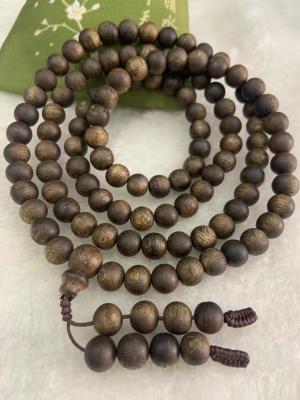 China Natural Agarwood Beads Designed for Meditation and Spiritual Practices Enhancing Relaxation and Mindfulness for sale