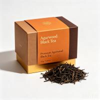 China 150g Premium Agarwood Black Tea, Organic Oud Infused Fermented Tea, Soothing Sleep Support Herbal Tea for sale